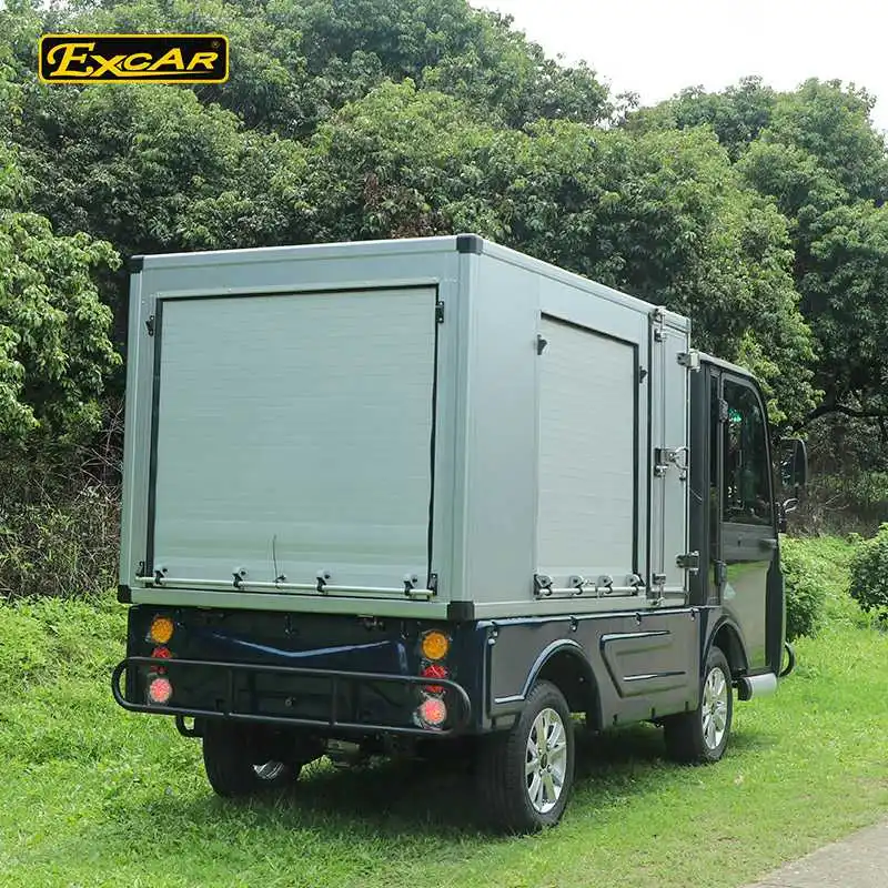 Excar 2 Seats Electric Buggy Car Housekeeping Car With Cargo Box - Buy ...