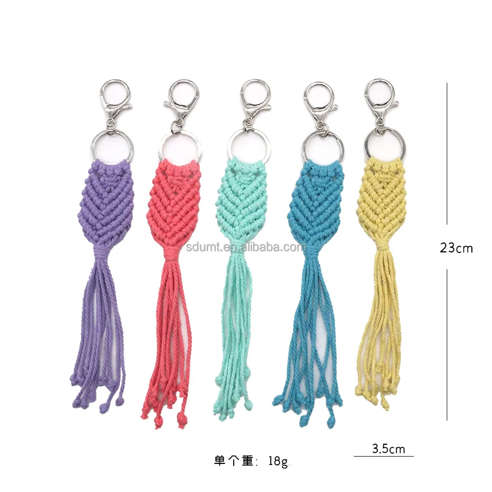 Handmade Tassel Key Chain - Bohemian Beach Style Accessory