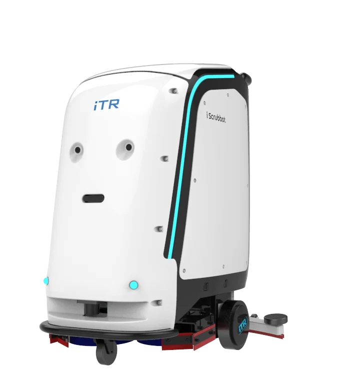 Smart ITR Commercial Cleaning Robot AI Intelligent Mop Suction ...
