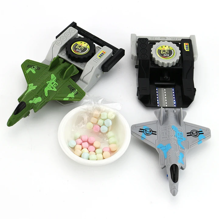 Funny Plastic Ejection Aircraft Catapult Fighter Plane Toy Candy - Buy ...