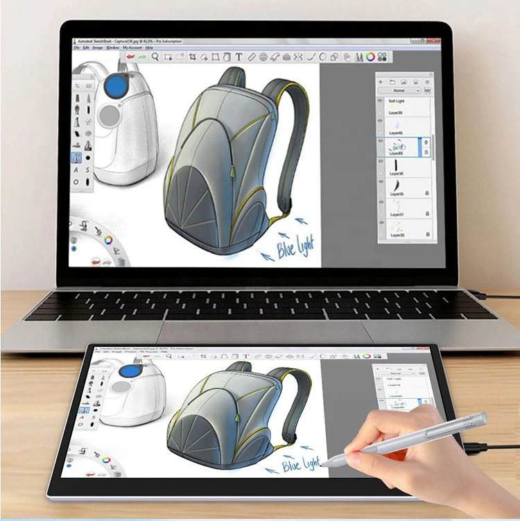 21.5 Inch 4K Professional Design Digital Pen Graphic Tablet with Screen ...