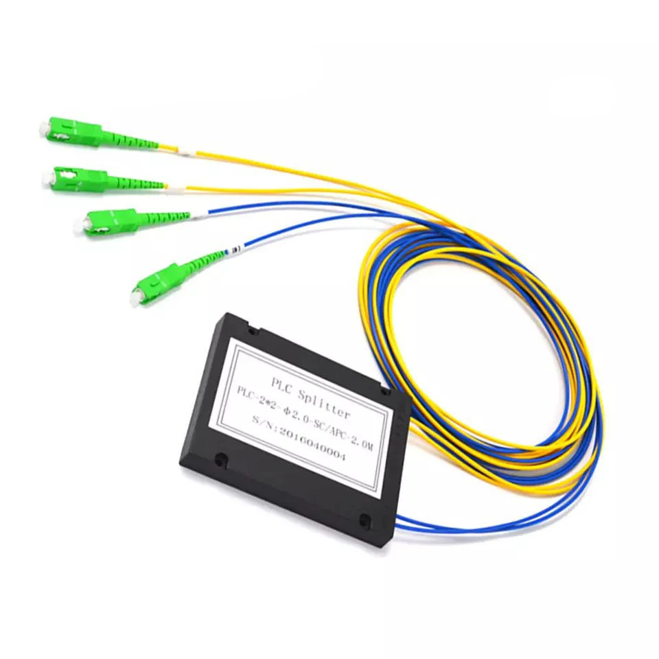 Gpon Splitter 2x2 Abs Module Fiber Optic Plc Splitter Sc/apc Connector ...