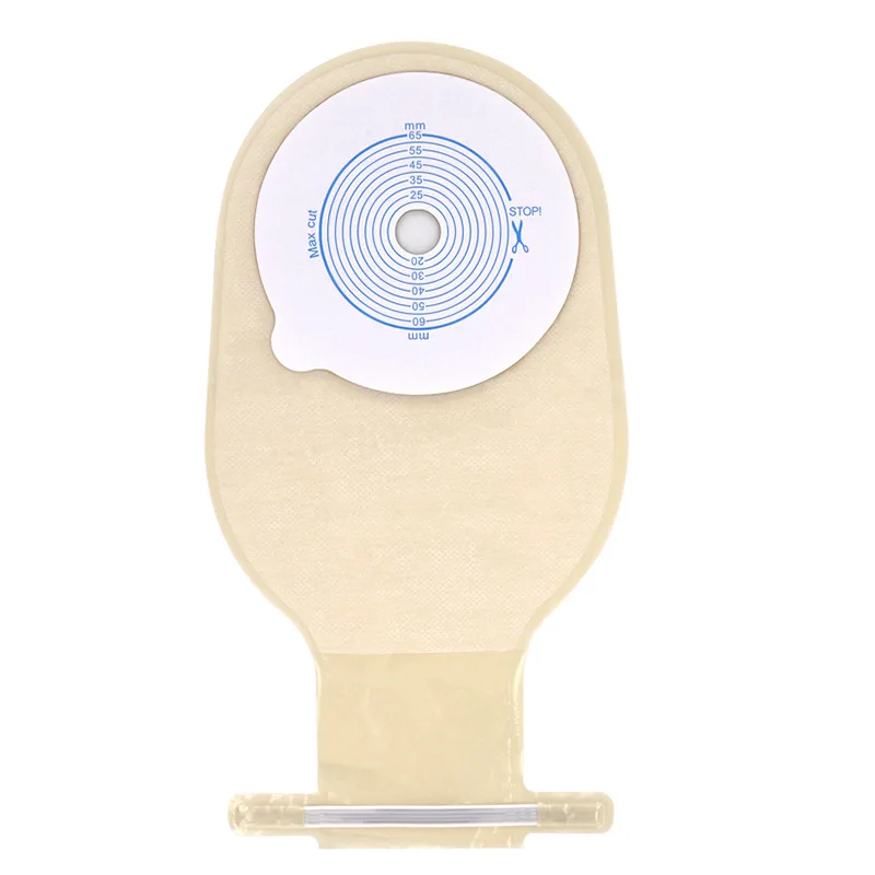 Disposable Medical Adult Open Stoma Clip-in Type 50mm-75mm Ostomy Bag ...