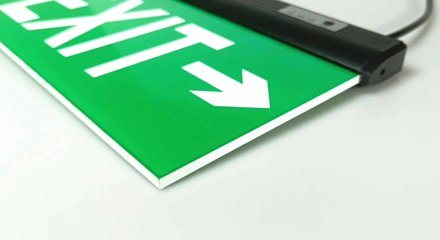4W Rechargeable LED Emergency Exit Sign Light Customizable for Indoor ...
