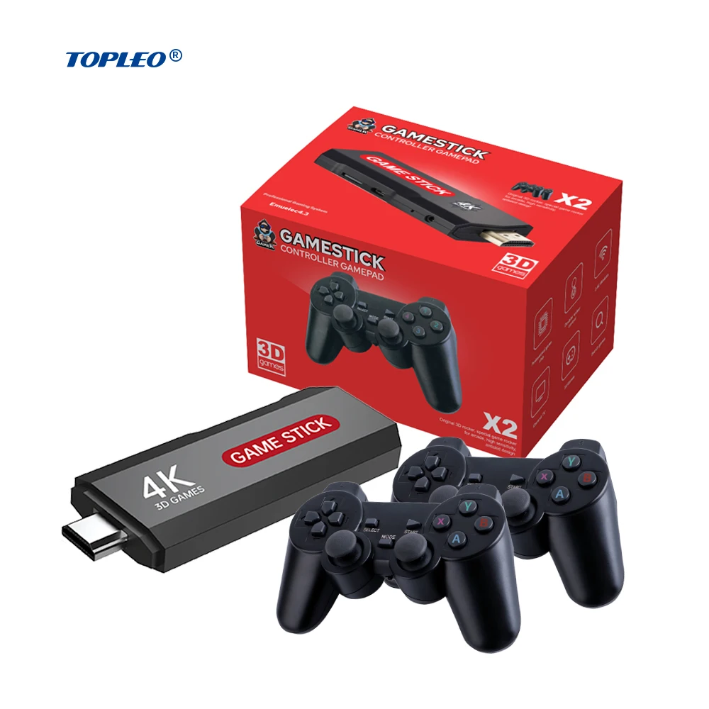 Topleo Game Stick Controller 2.4g Wireless Gamepad Retro Classic X2 ...
