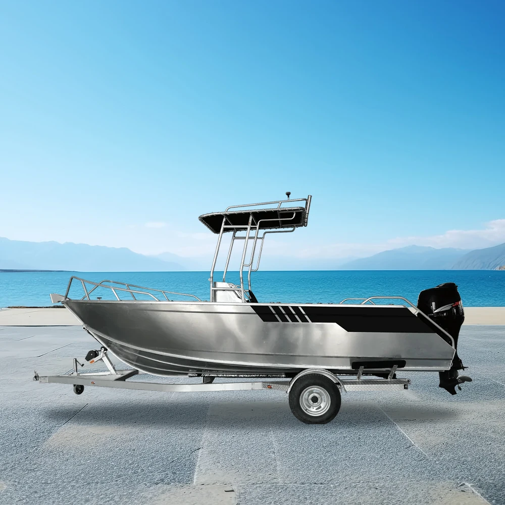Alibaba.com: Kinocean J490 Aluminum Speed Jon Boat with console and ...