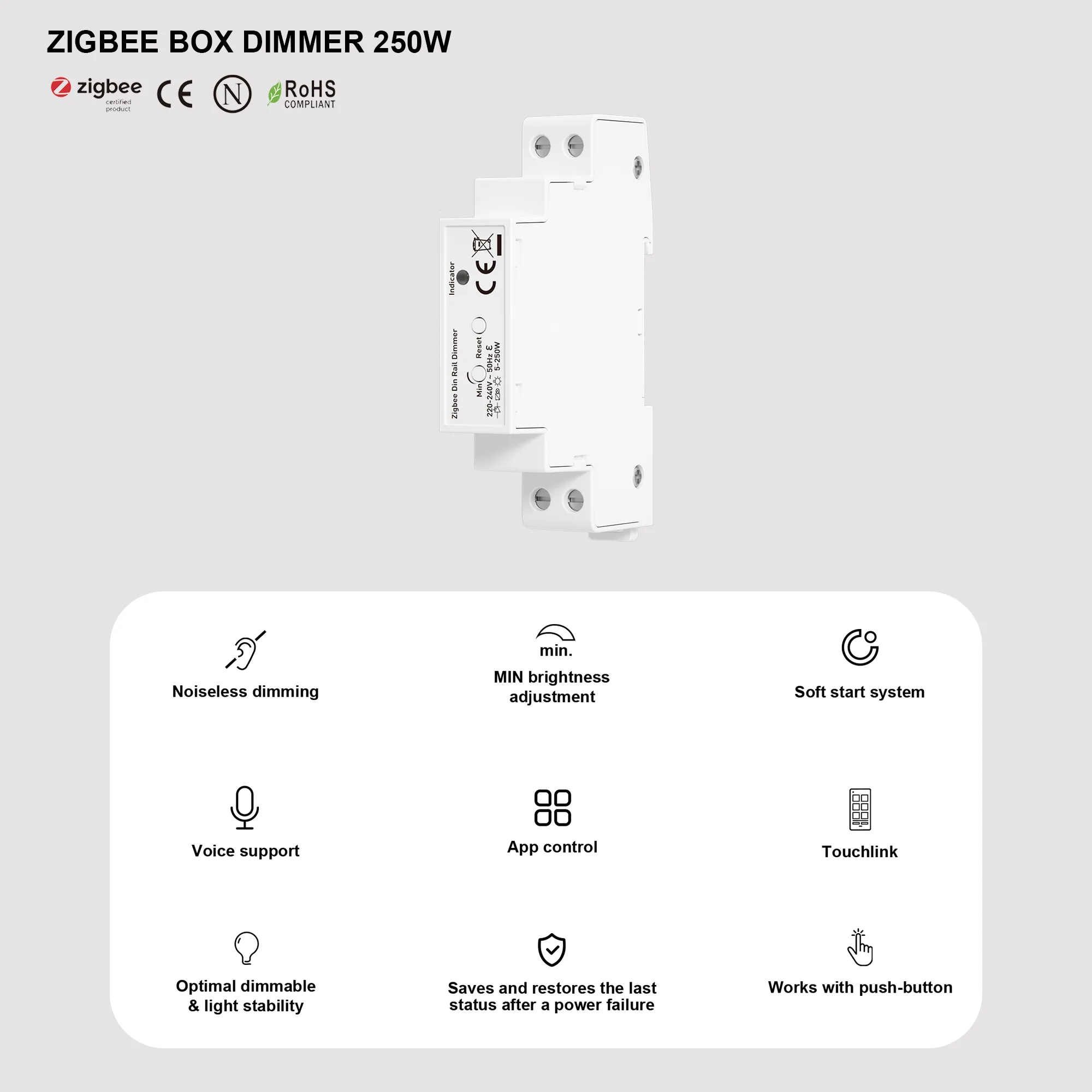 220-240v 250w Auto Detect Led System Remote Control Trailing Edge Smart ...