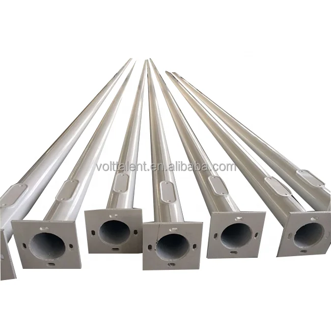 Street Light Pole High Mast Pole Pillar Post With Hot Galvanising Wire ...