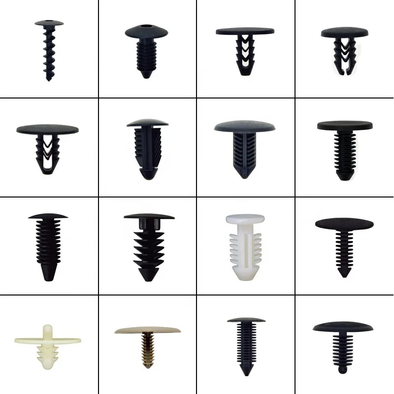 customized_Automotive Christmas Tree Moulding Clips Snap Plastic Rivets ...