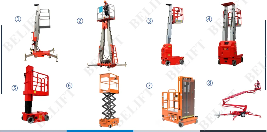 Mini Vertical Mast Electric Man Boom Lift - Compact & Versatile