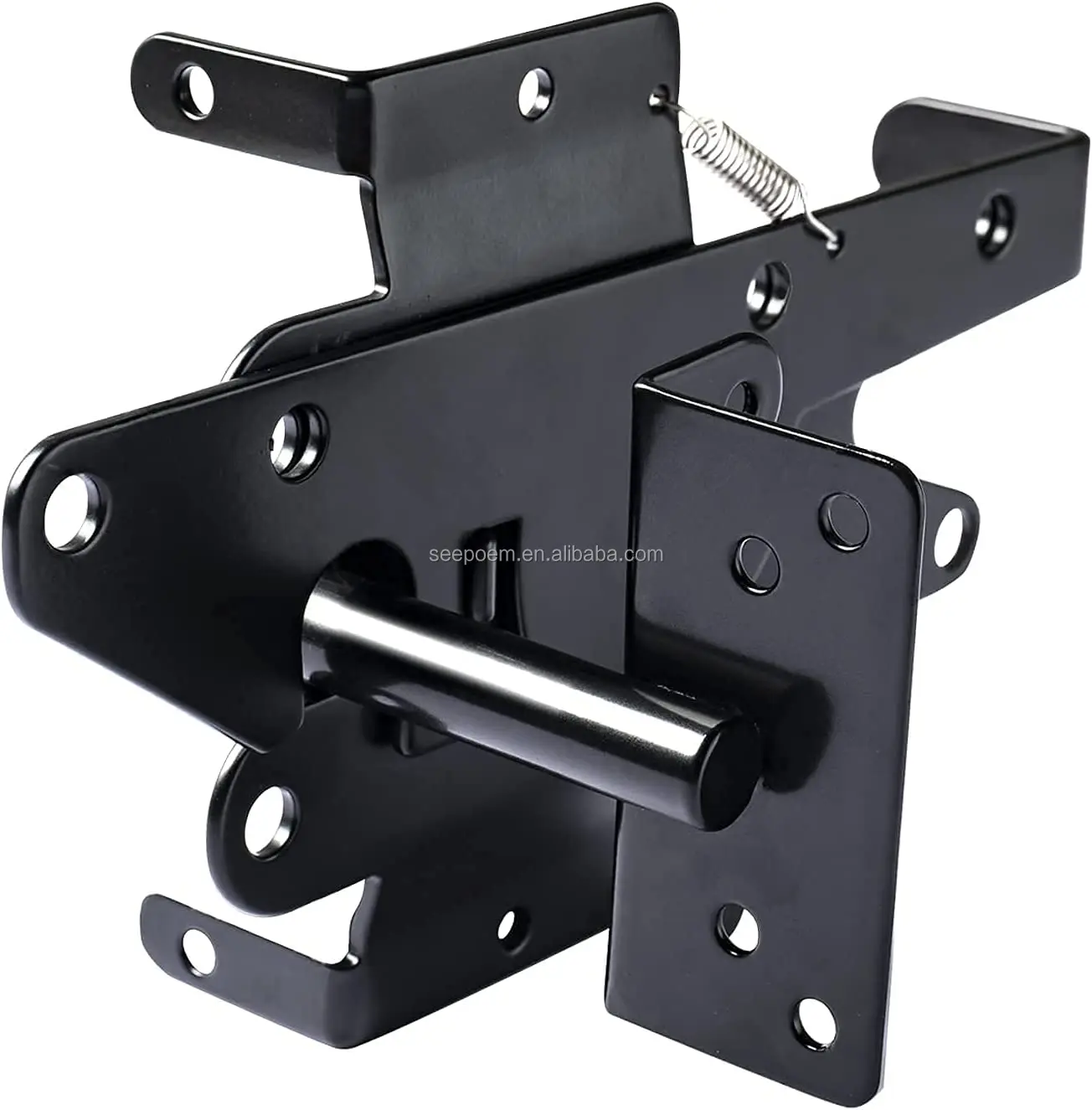 Self-locking Gate Latch Heavy Duty Post Mount Automatic Gravity Lever ...