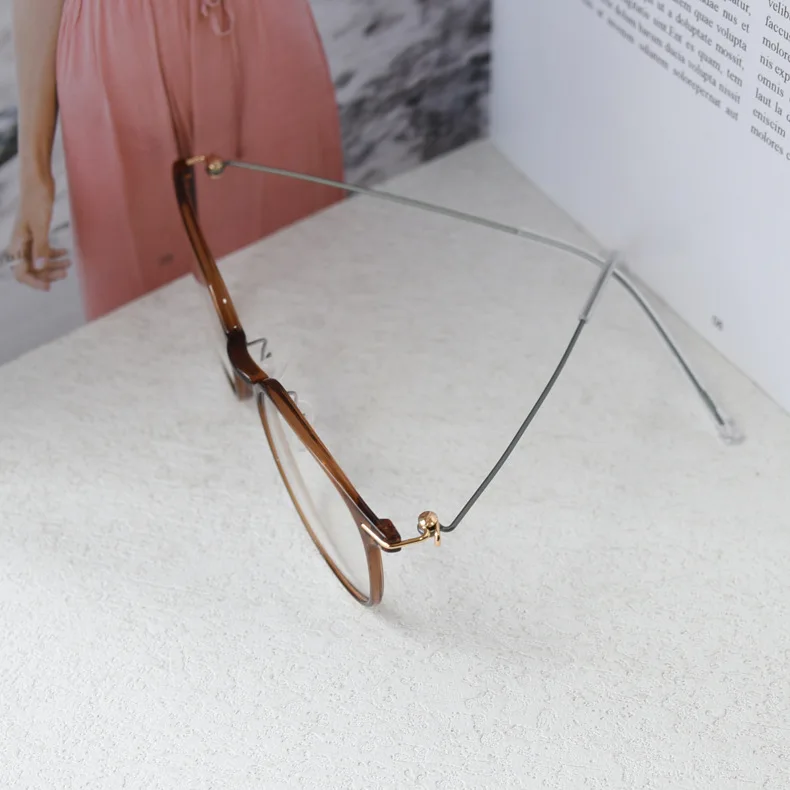 Ultralight Retro Pure Titanium Blue Light Blocking Eyewear