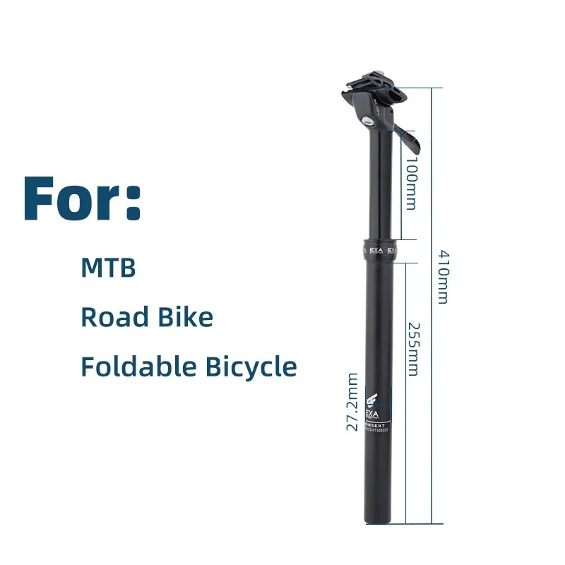 Bike Seatpost Telescopic Seat Post Dropper Mtb 27.2/28.6/30/30.4/30.8/ ...