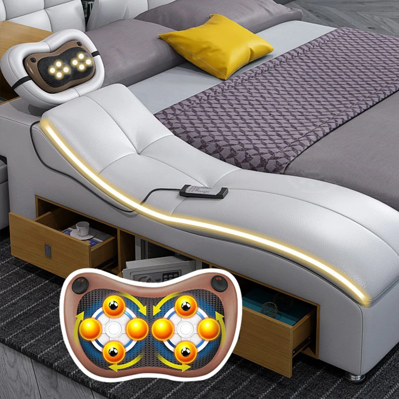 Modern Multi Function Massage Bed with Music USB Projector