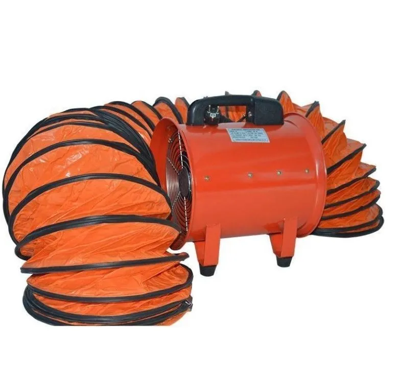 Aluminum Impeller Blade Portable Blower Fan Axial Flow Fans For Mining ...