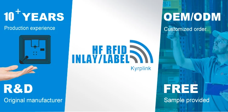 Kyrplink Rfid Hf Antenna Iso14443a Ntag213 Nfc Tag Hf Rfid Inlay Label ...