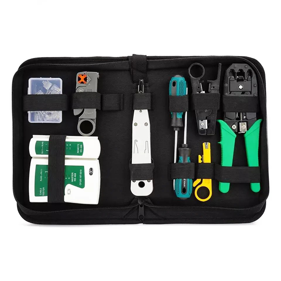 Rj45 Crimping Tool Kit For Cat5/cat6,Professional Computer Lan Cable ...