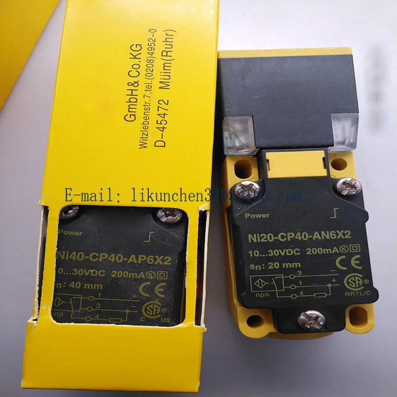 Original Inductive Sensor Bi15-cp40-fz3x2-h1141 Ni20-cp40-an6x2-h1141 ...