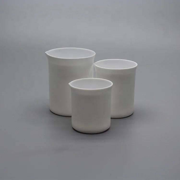 Customizable Professional 250ml Pyrex Beaker White PTFE Laboratory ...