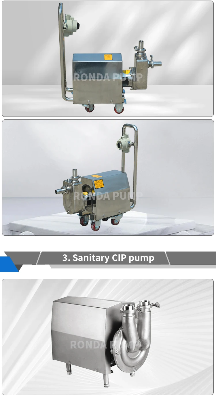 RDRM Stainless Steel Sanitary Centrifugal CIP Pump