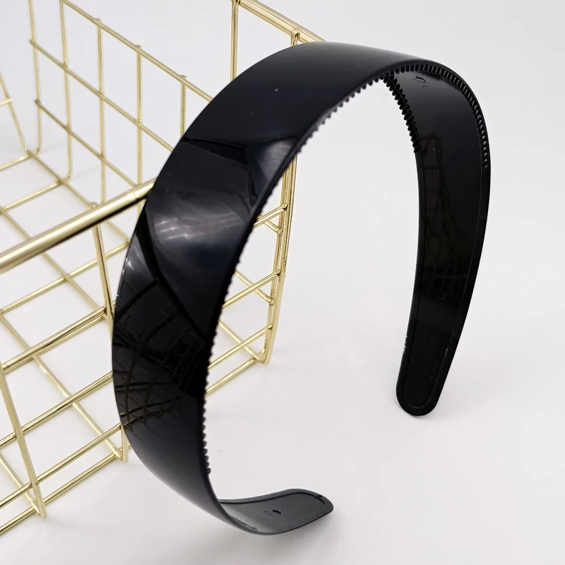 3cm Plastic Headbands with Non-Slip Comb Plastic Hair Hoop for Women ...