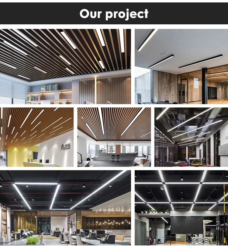 Energy Efficient LED Linear Lights for Office - 50000hrs