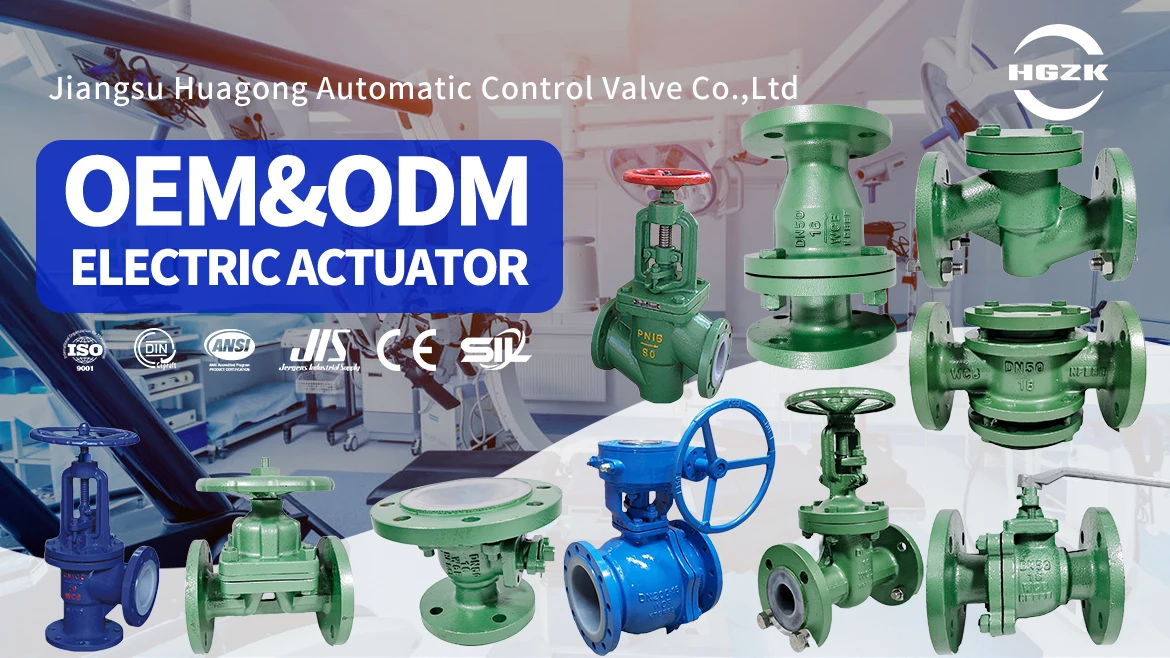 Dn50-400 Cast Steel Electric Two-seat Steam Pressure Reducing Motorized ...