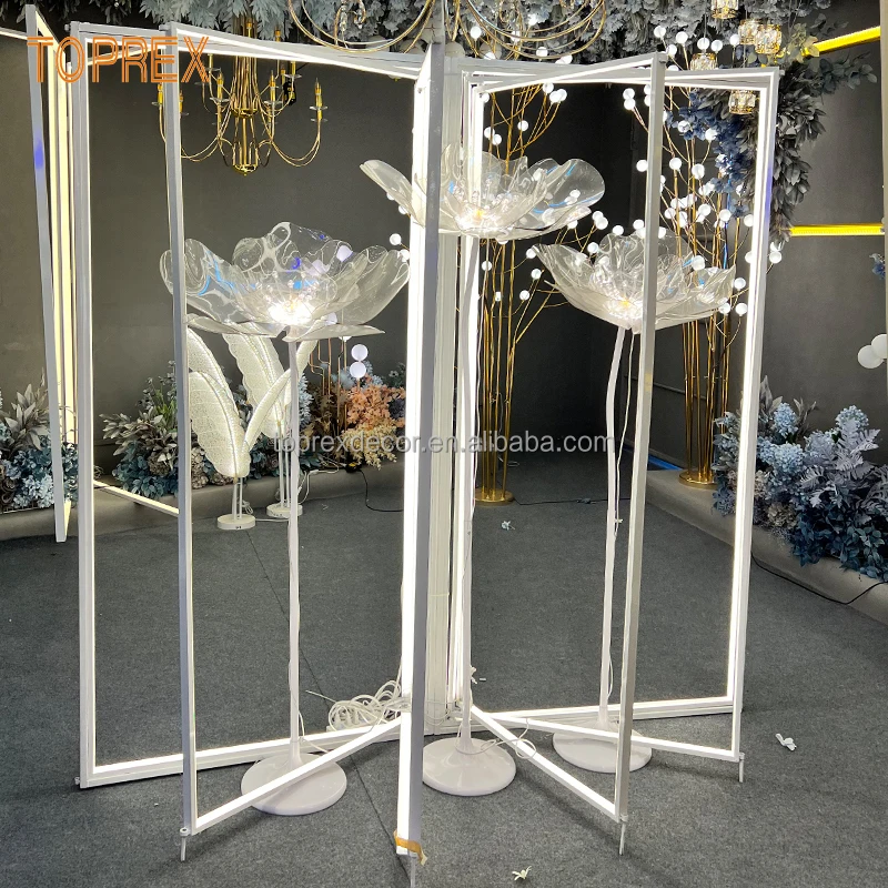 2m Big Size White Angel Wings LED Light for Wedding Decor