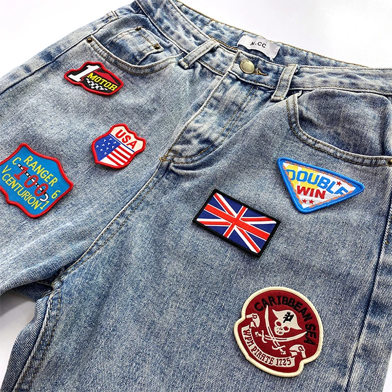 China Manufacturer Shield Shapes Shoulder Emblem For Clothing Brand ...