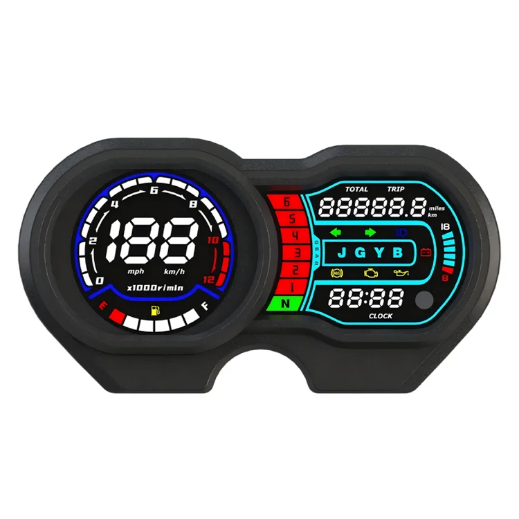 KTD 150CC Digital Display Tachometer Meter Instrument Dashboard Panel ...