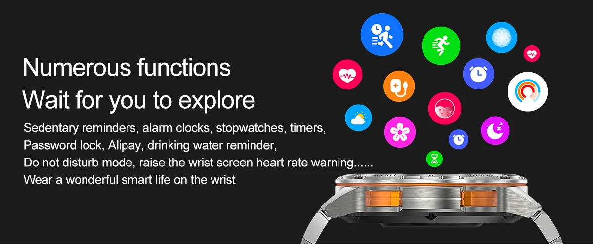AK59 Luxury Smartwatch for Ladies | 1.43" AMOLED, BT Call, Fitness ...