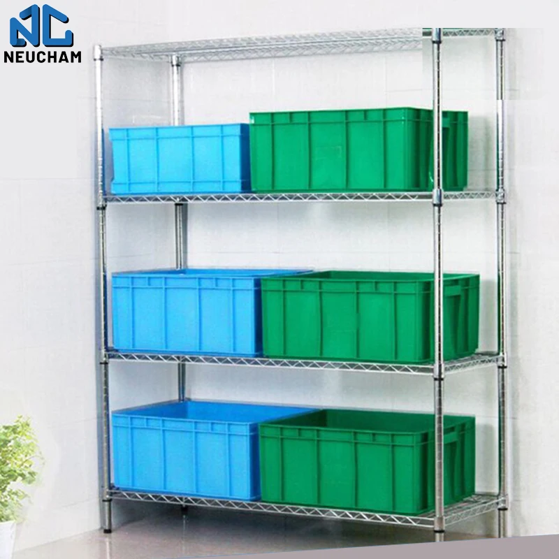 4 Layer Smd Esd Nsf Approval Metal Chrome Wire Shelf Adjustable ...