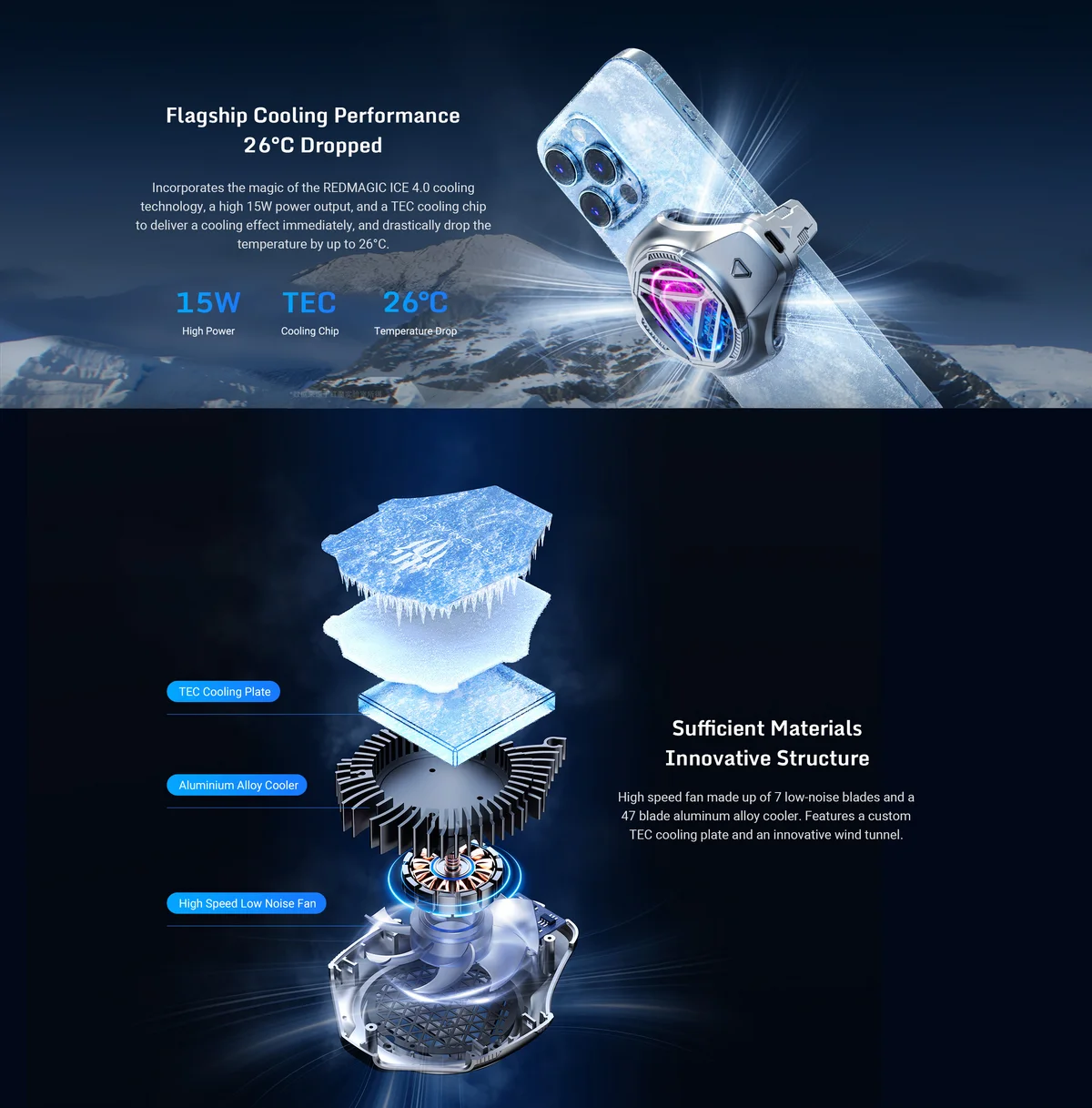 Redmagic Turbo Cooler Gen 4 Mobile Cooling Fan Phone Pubg Cooler For ...