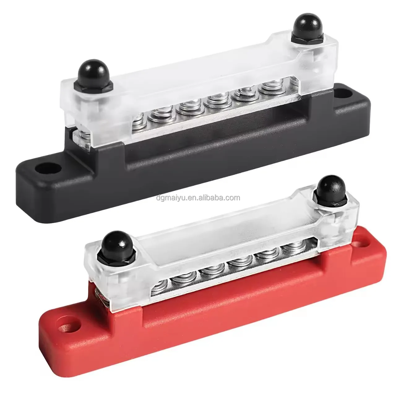 6 Terminal Battery Bus Bar 150A BusBar Red Black Power Distribution Post Block| Alibaba.com