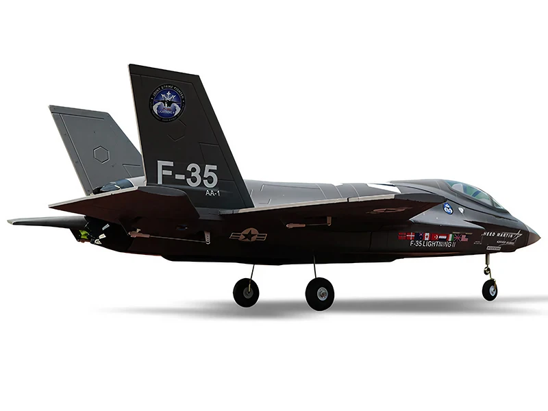 High-speed FMS F-35 Lightning II V2 64mm EDF PNP RC Jet Fighter