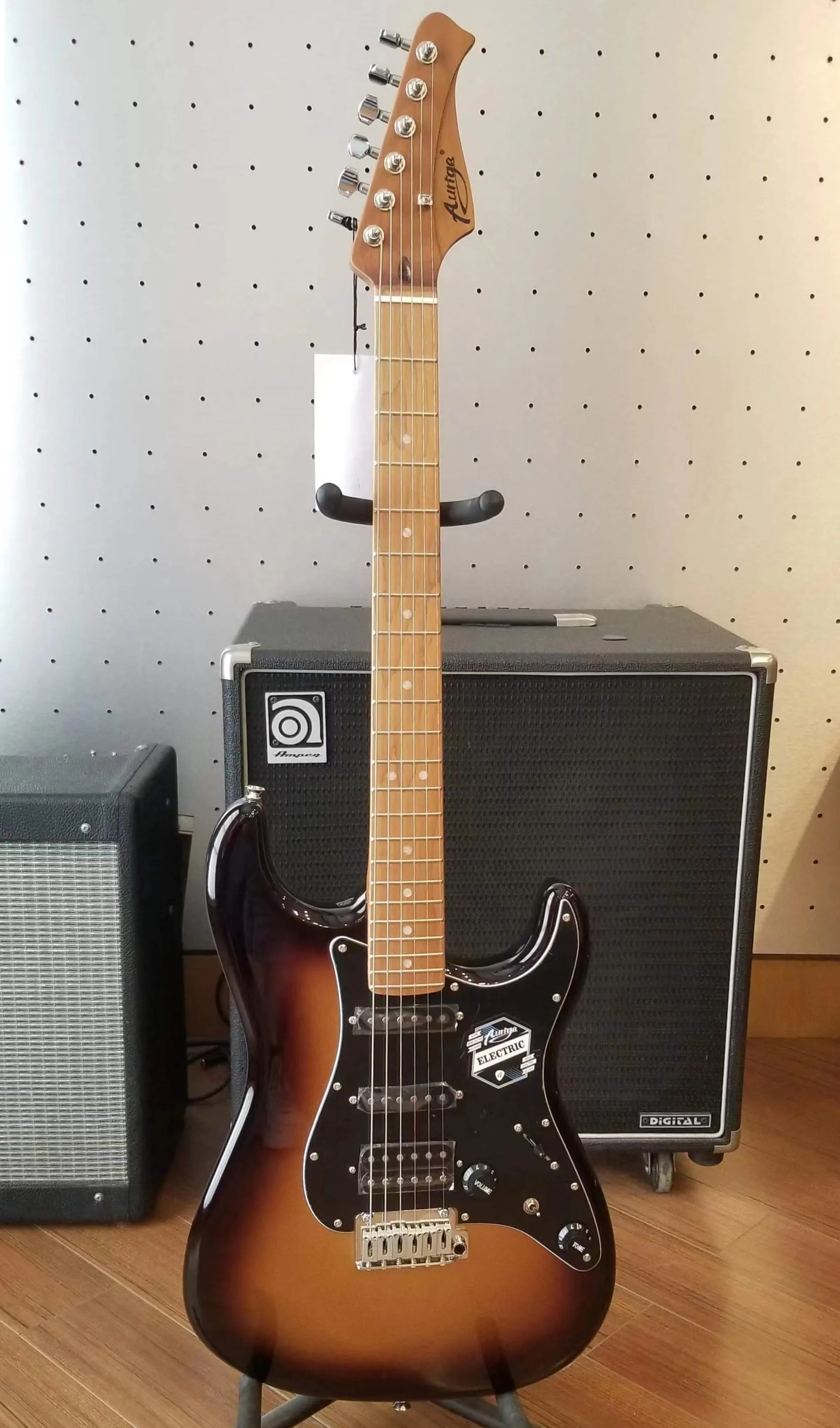 Auriga Electric Guitar One Piece Maple Neck Alder Body Ssh St Style ...