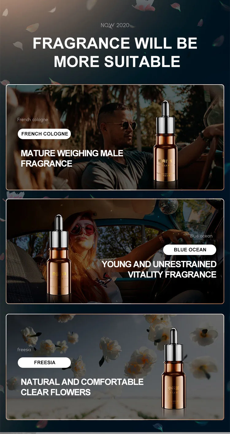 Car Aromatherapy Ornaments Magnetic Levitation Elegant Essential Oil Log Lasting Fragrance ...