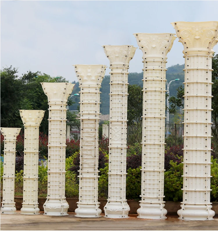 25cm X 340cm Concrete Mold - Roman Column Pillar Decorative
