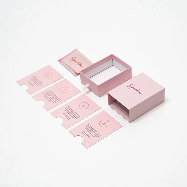 Luxury Branded Ribbon Pull Tab Box - Customized Jewelry Packaging