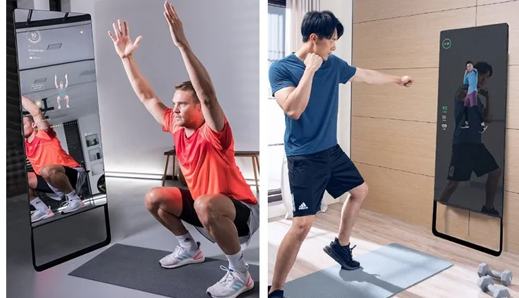 Factory Price 43 Inch Magic Mirror Interactive Touch Screen Health Full ...