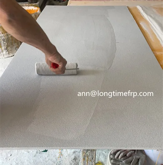 GRP FRP Composite Flat Fiberglass Solid Flooring Panel