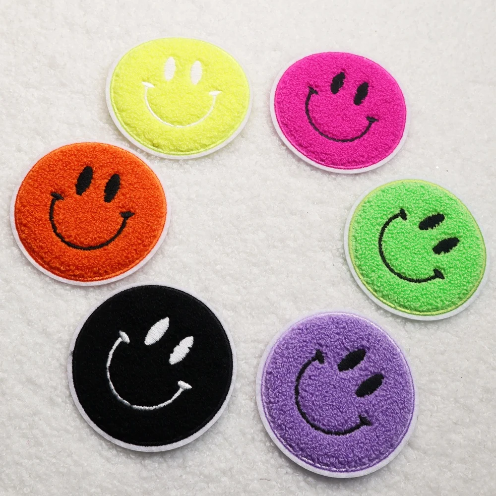 Custom Heat Press Chenille Embroidery Sew-On Patches Preppy Iron On ...