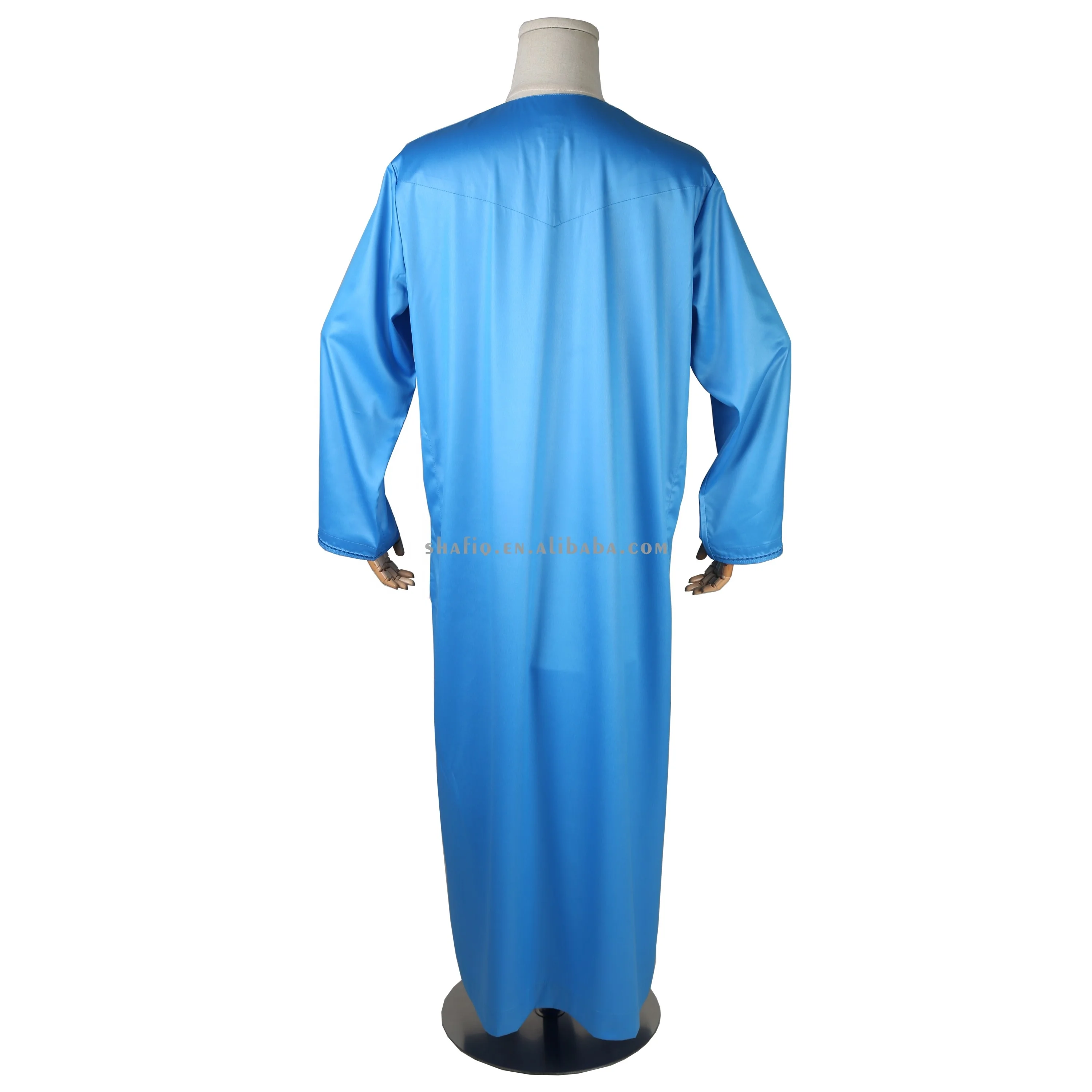 2024 Emirates Dubai Omani Style Long Sleeve Muslim Male Dress Kaftan ...