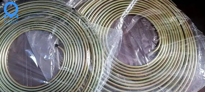 Sae J527 Copper Brazed Double Wall Steel Tube With Nylon Pa12 Coating ...