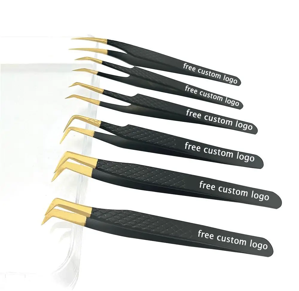 Free Custom Logo Laah Tweezers Volume 90 Degree Private Label Eyebrow ...