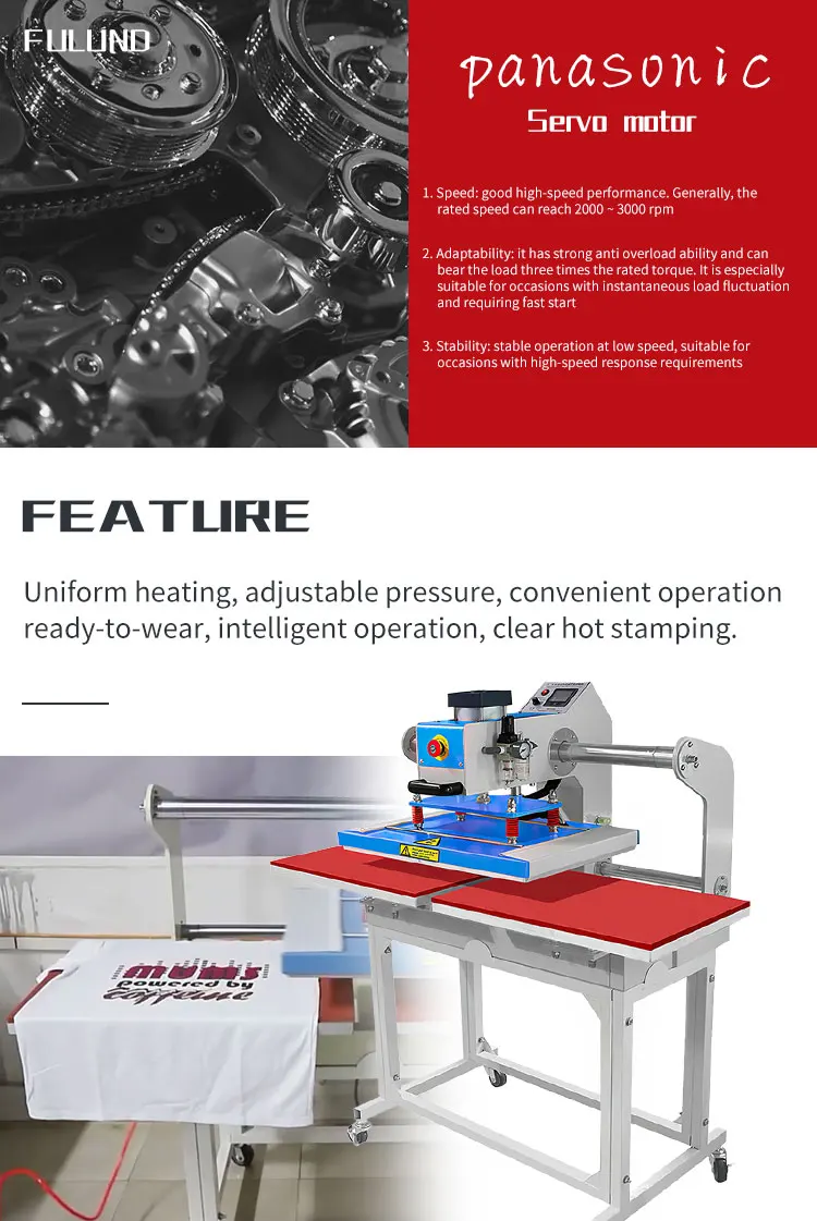 Cheap Large Size Clothes Transfer Garment Heat Press Machine 40x60cm ...