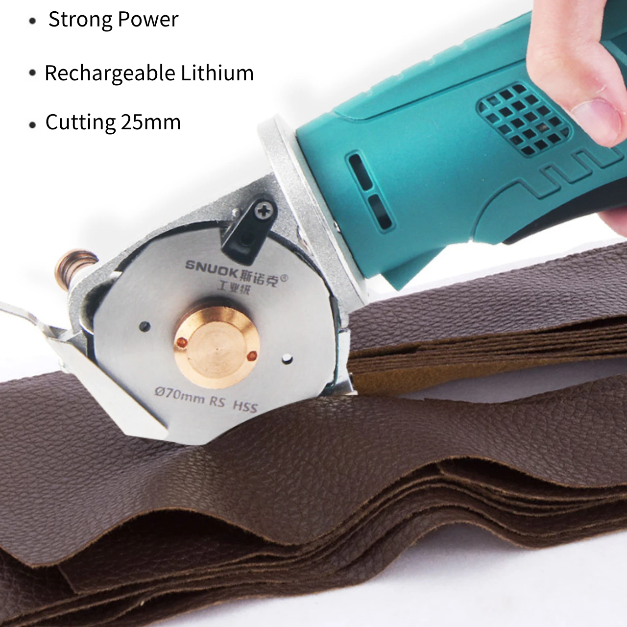 SNUOK Premium 12V Rechargeable Lithium Electric Tailor Scissors
