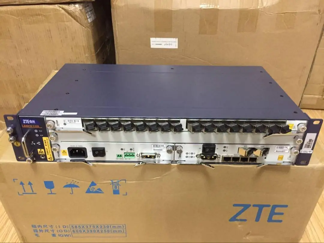 Zte C320 Gpon Olt 10g 1g Smxa 8 Port 16 Port Pon Card With Spf C++ ...