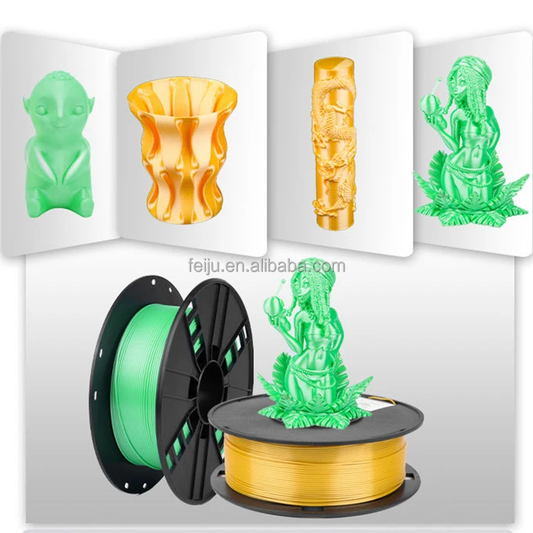 Multi Colors 1kg / Spool 3d Printing Filaments,Pla Filament 1.75mm,Silk ...