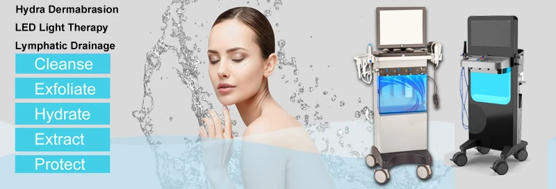 2023 Hydra Edge Tower Facial Cleaning Md Elite System With Led Light ...